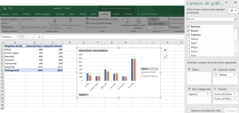 Cómo crear leyendas de gráficos dinámicos en Excel - Tutoriales de Excel TOP