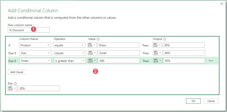 Declaración If de Power Query: condiciones anidadas y múltiples - Tutoriales de Excel TOP