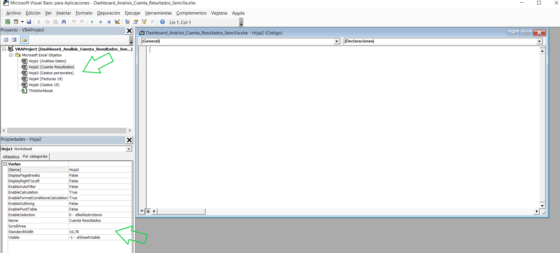 VBA para ocultar todas las hojas excepto una - Tutoriales de Excel TOP